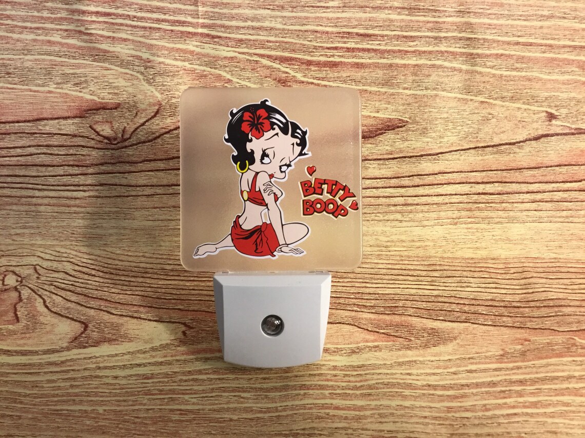Betty Boop LED Night Light Personalized Night Light Plug In | Etsy
