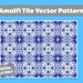 Amalfi Tile Pattern Vector - Etsy