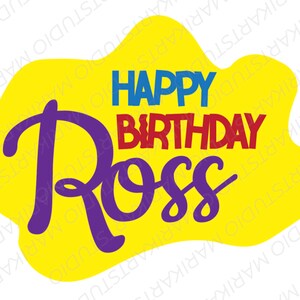 Wiggles Inspired Vector Graphic for Cake Topper or Backdrop - Etsy