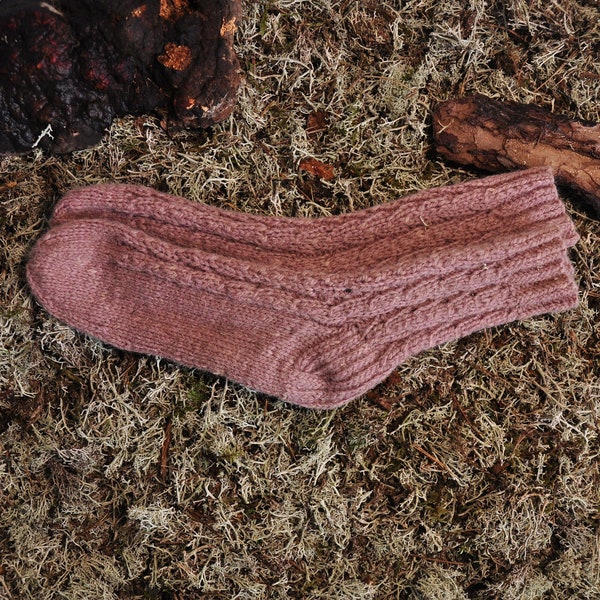 Cable Knit Socks - Etsy