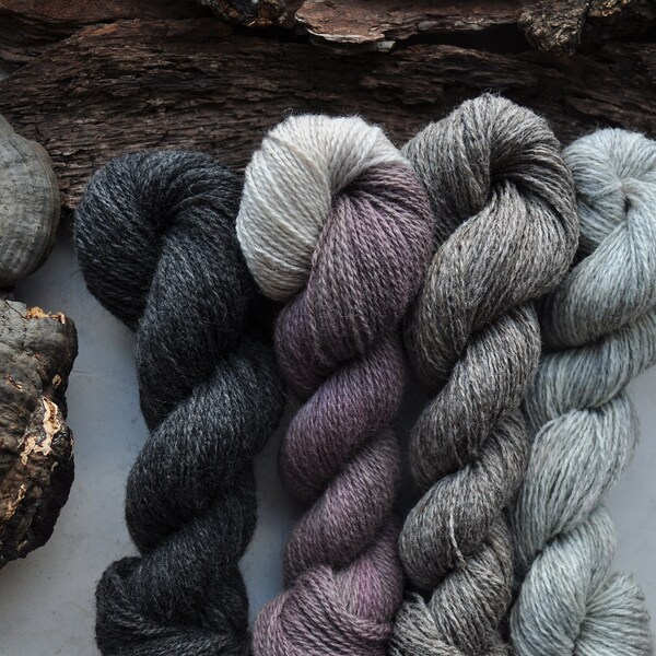 Black and White Variegated Yarn - Etsy