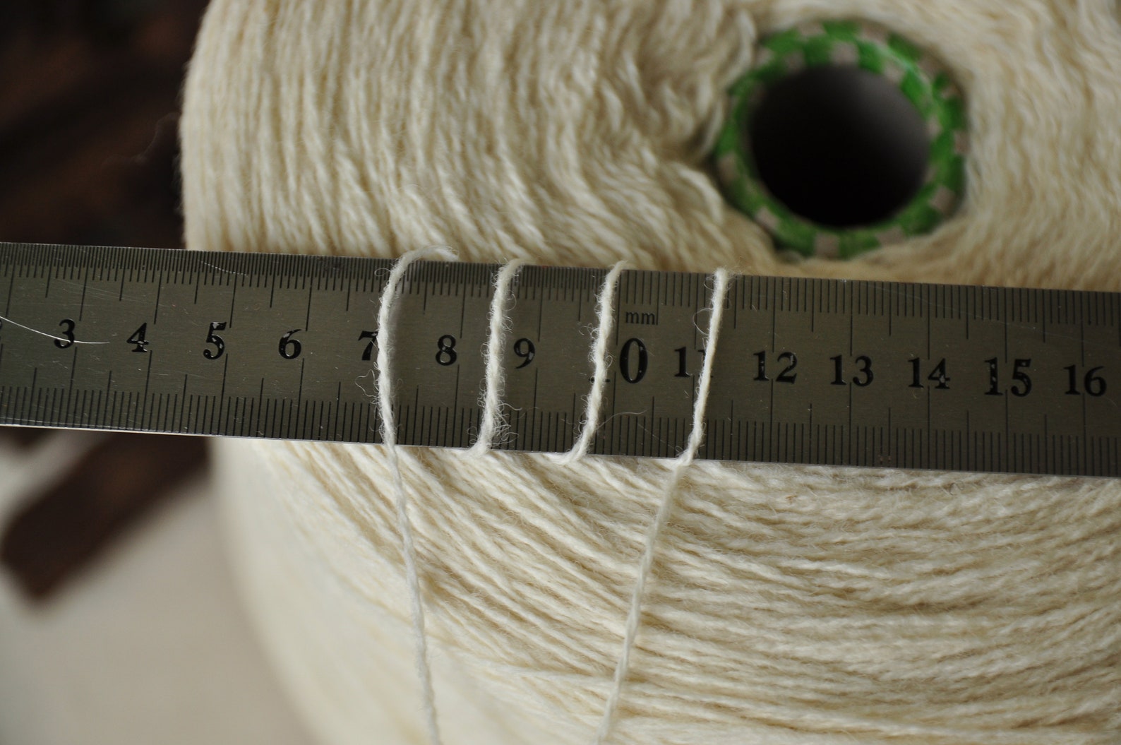 Undyed White Fingering Wool Yarn, Natural Yarn for Tablet Weaving ...