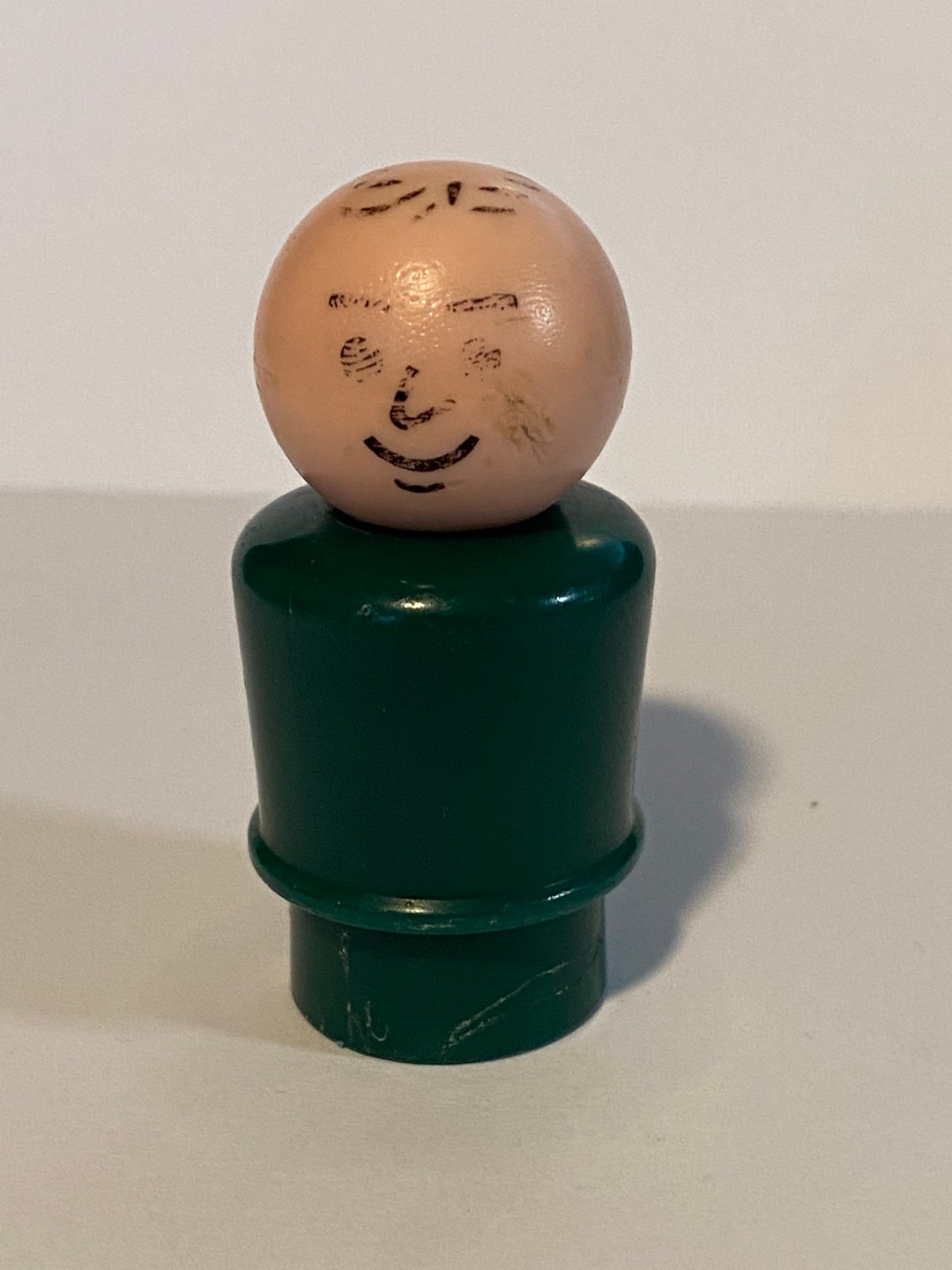 Vintage Fisher Price Little People Green Man - Etsy