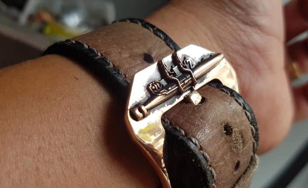 Handcraft S.L.C BRONZE Buckle for SEIKO Panerai All BRONZE Watch 24or26 ...