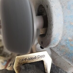 100% BRASS GPF Mod Dep Buckle for Panerai 24.5 Mm Good Patina (spring ...