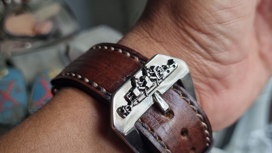 Handcraft Custom Made S.L.C. "maiale" Buckle for Panerai Strap 26 Mm ...