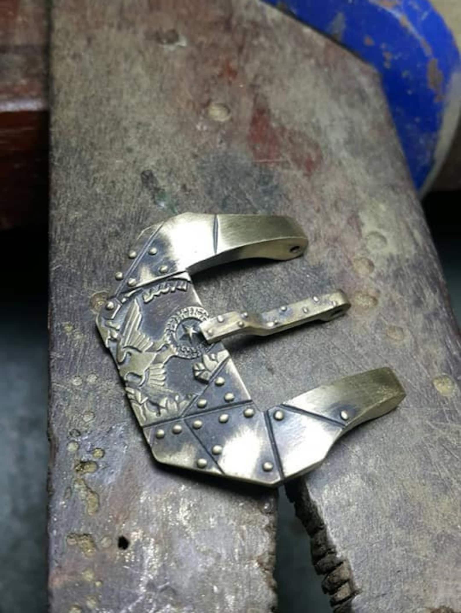 Handcraft Custom Made Bronze Material Cusn8 Buckle break off - Etsy