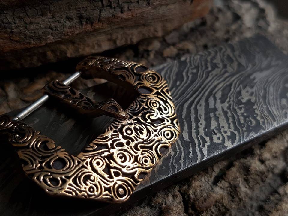 Handmade BRONZE Cusn 8 BUCKLES DAMASCUS Texture for Panerai & All ...