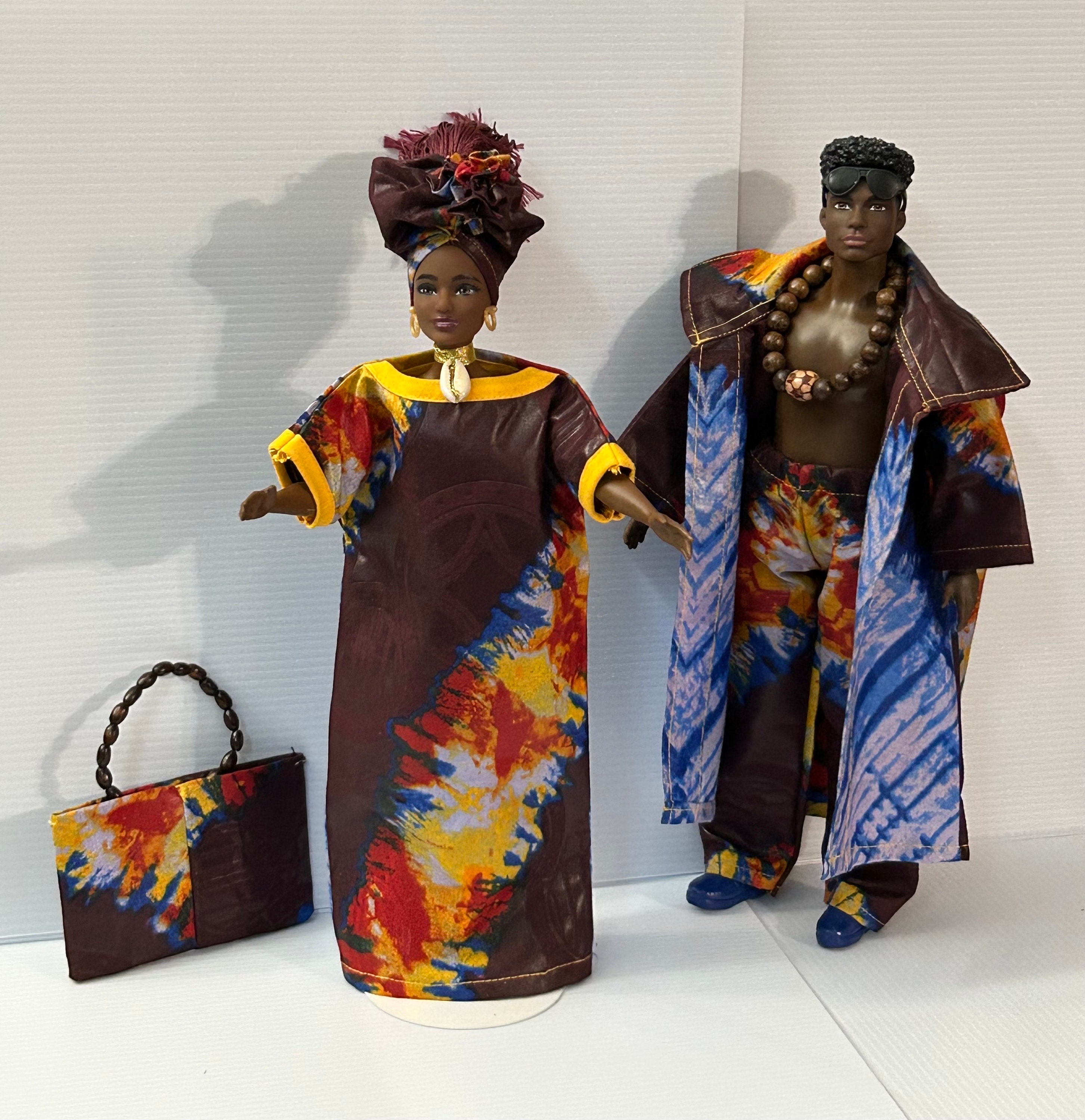 African American Authentic Fashionistas Barbie/ken Barbie Dolls re ...