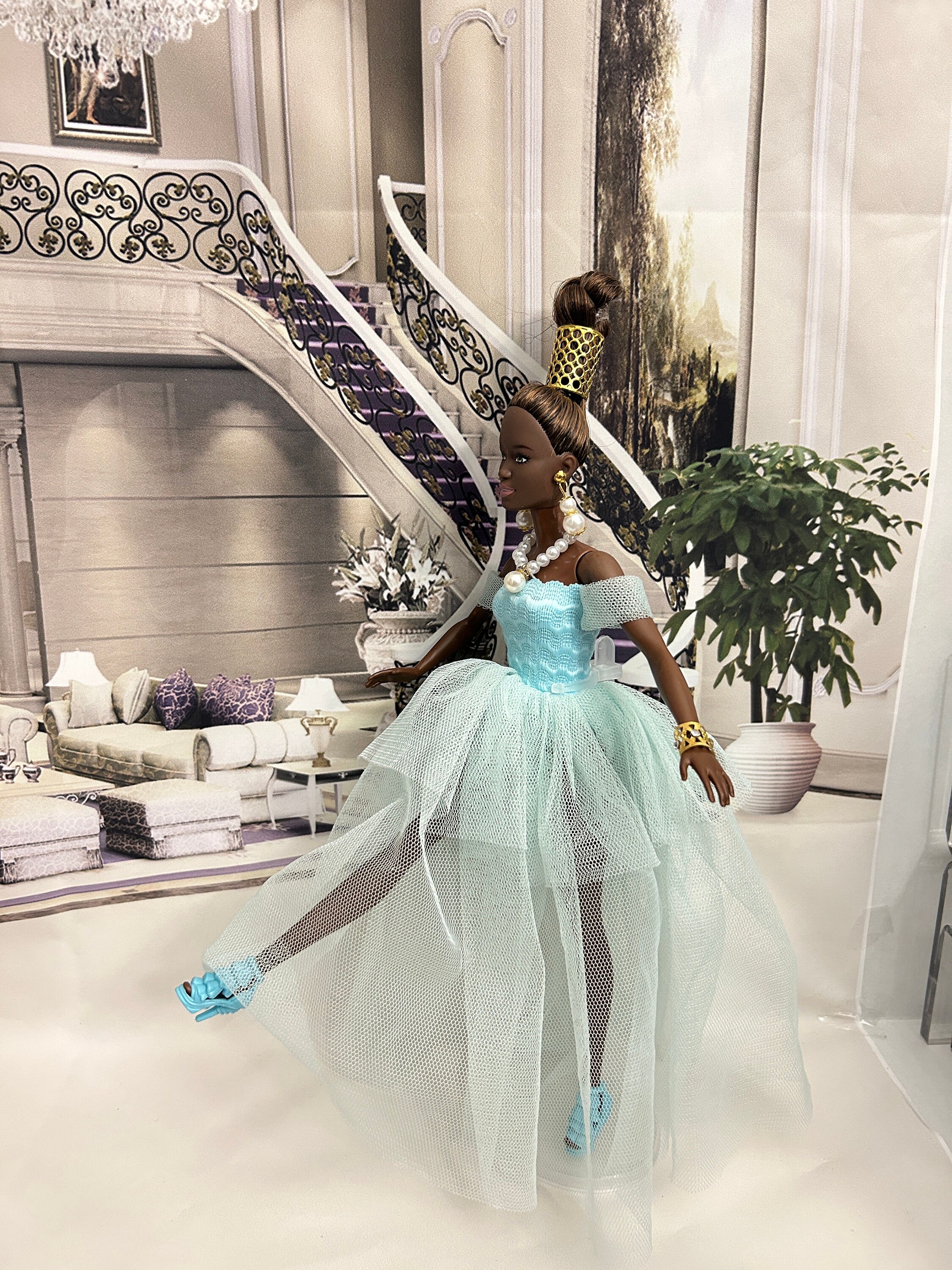 My Beautiful Dark-skinned Original Size Barbie Doll Re-clothed - Etsy