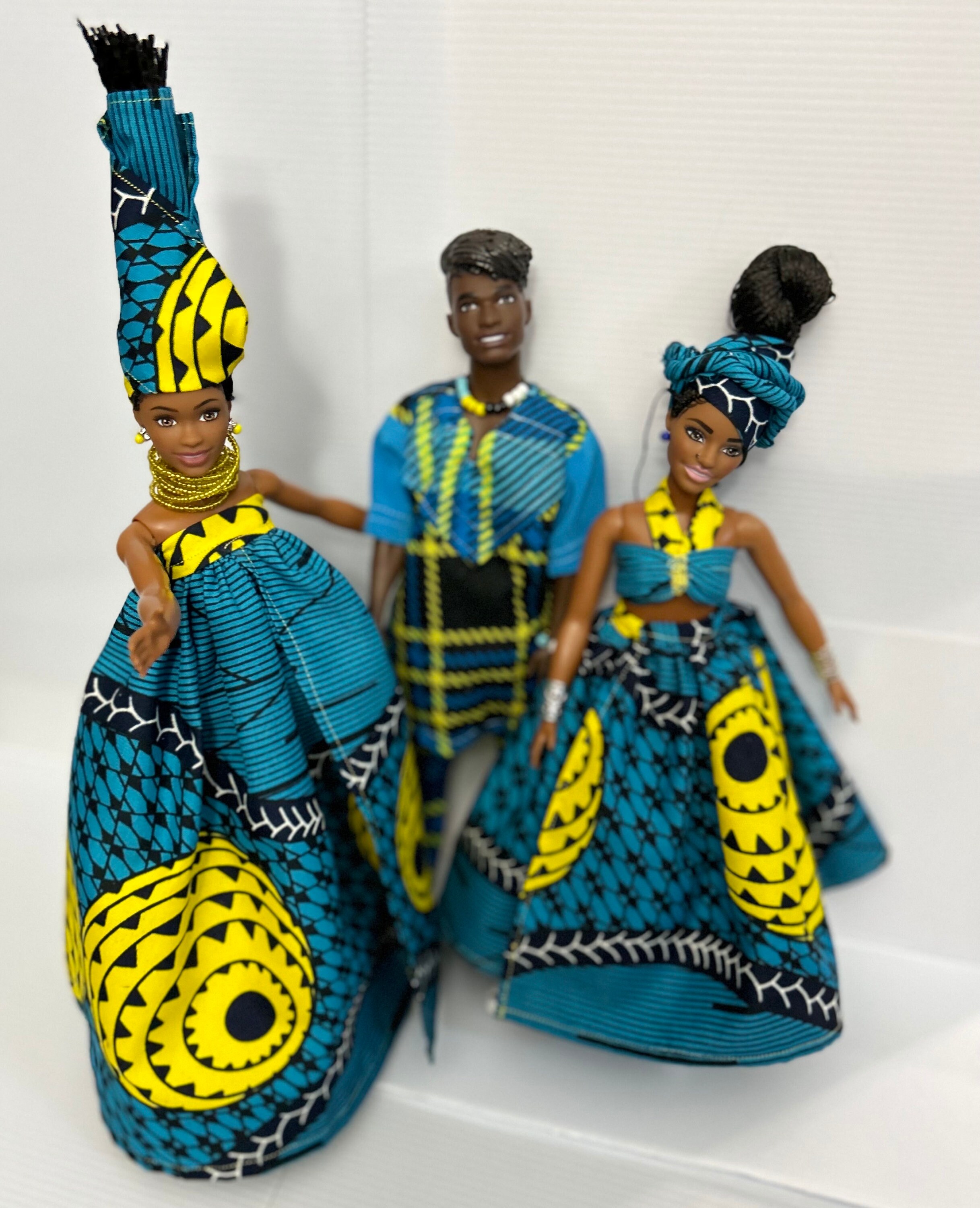African American Fashionistas Barbies / Ken Dolls - Authentic African ...