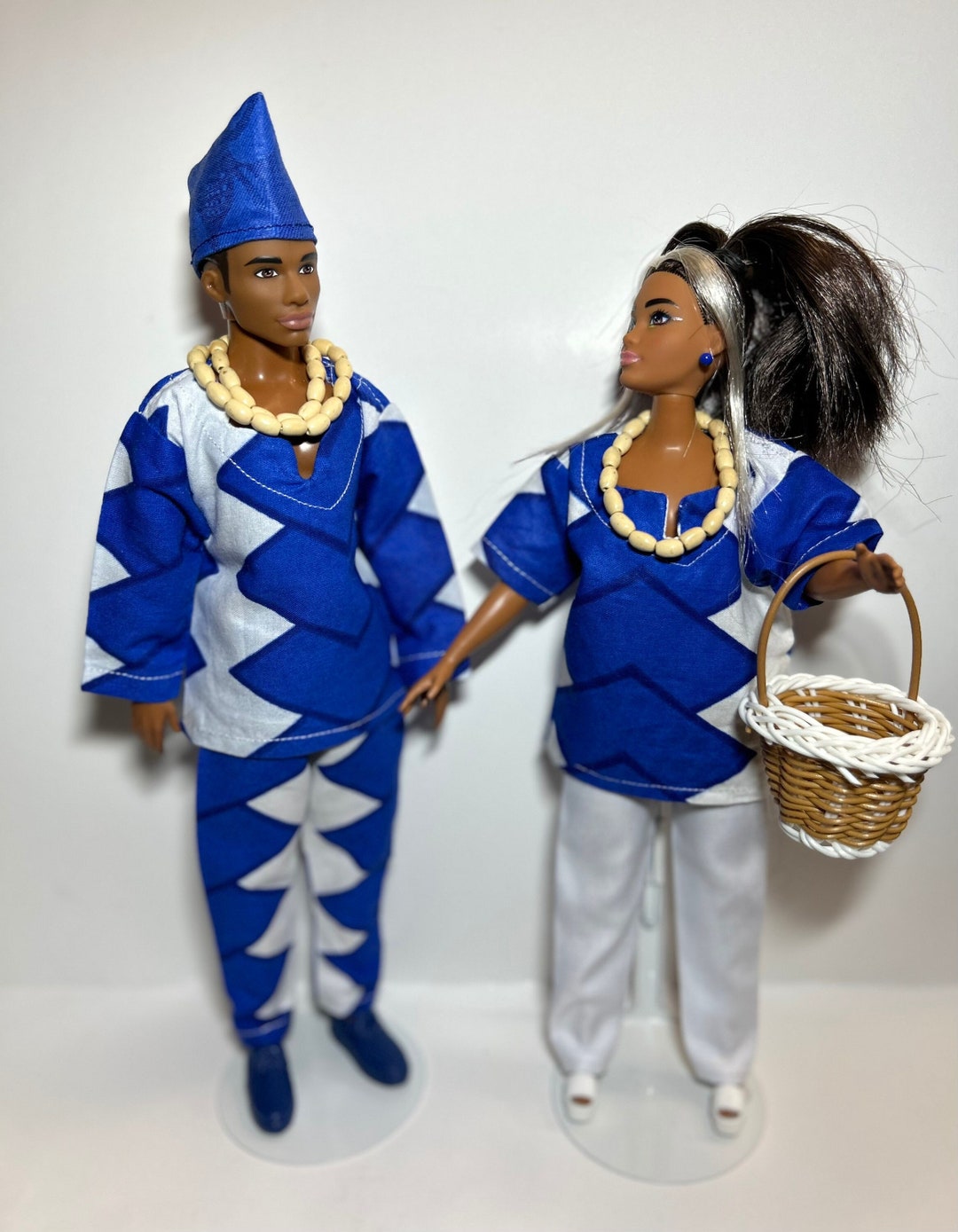 Beautiful African American Fashionistas Dolls Curvy Barbie/barbie Ken ...