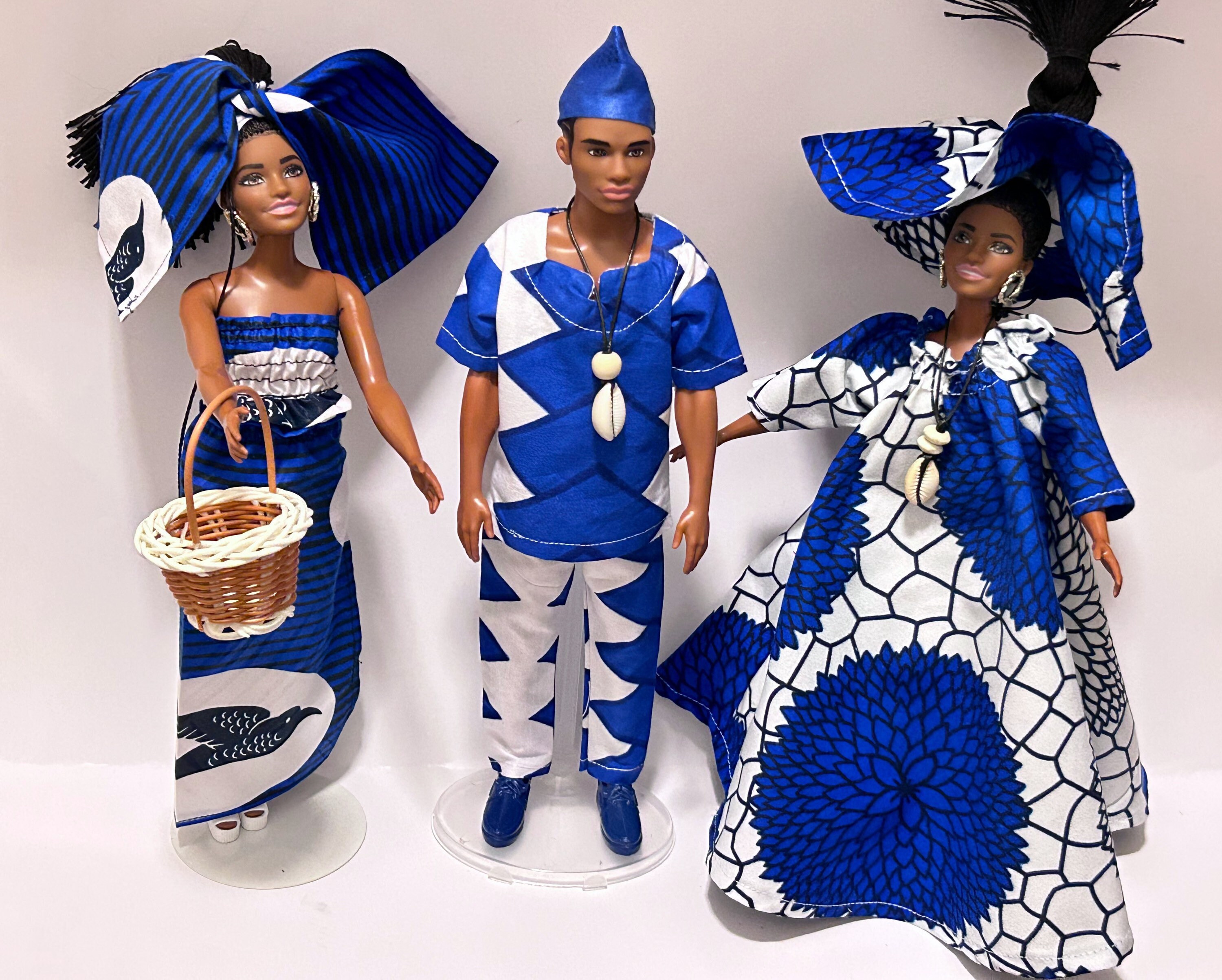 African American Fashionistas Barbie / Ken Dolls - Authentic African ...