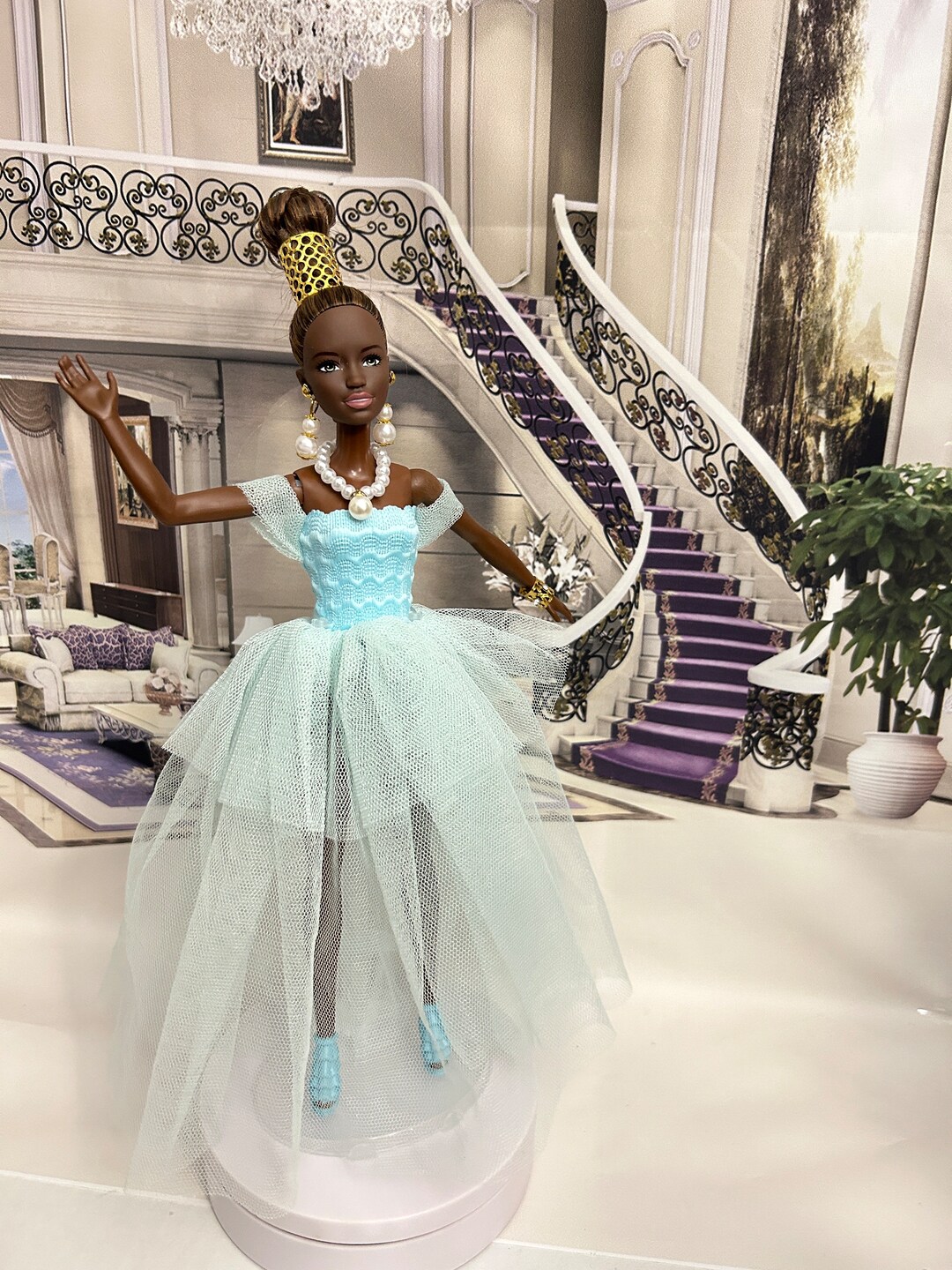 My Beautiful Dark-skinned Original Size Barbie Doll - Re-clothed - Etsy