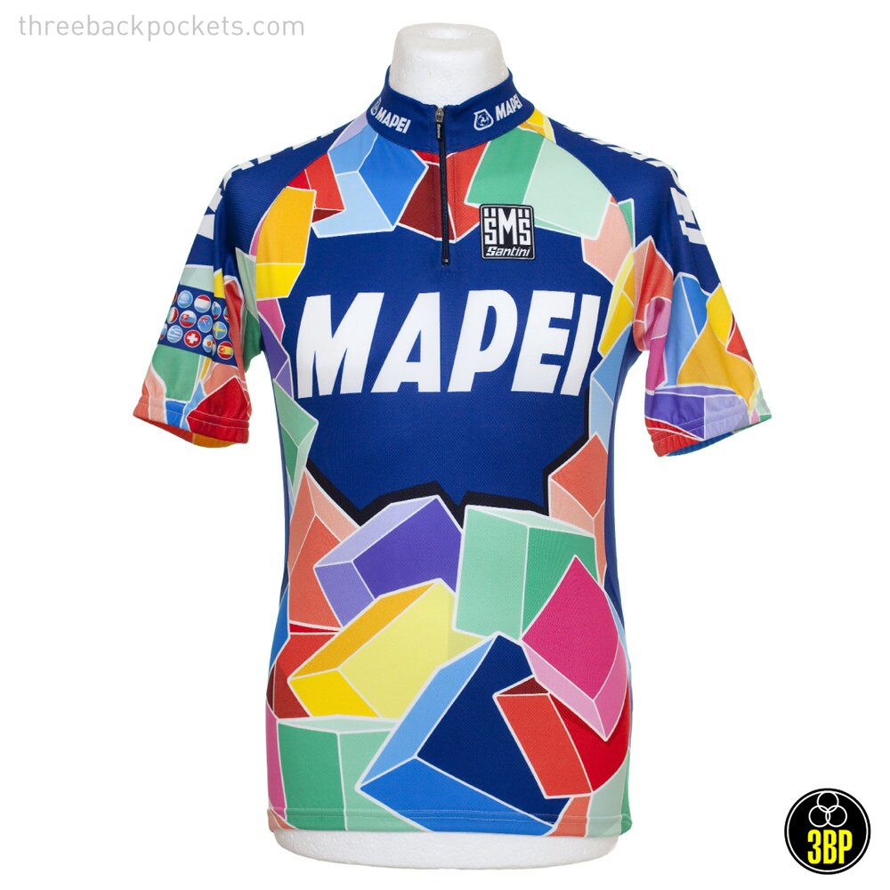 Large Mapei Cycling Jersey Details Poster Print - Etsy