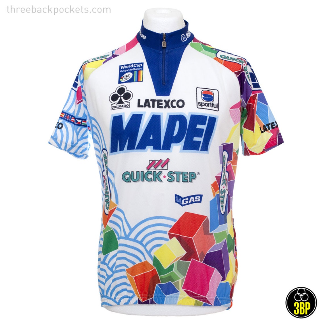 Large Mapei Cycling Jersey Details Poster Print - Etsy