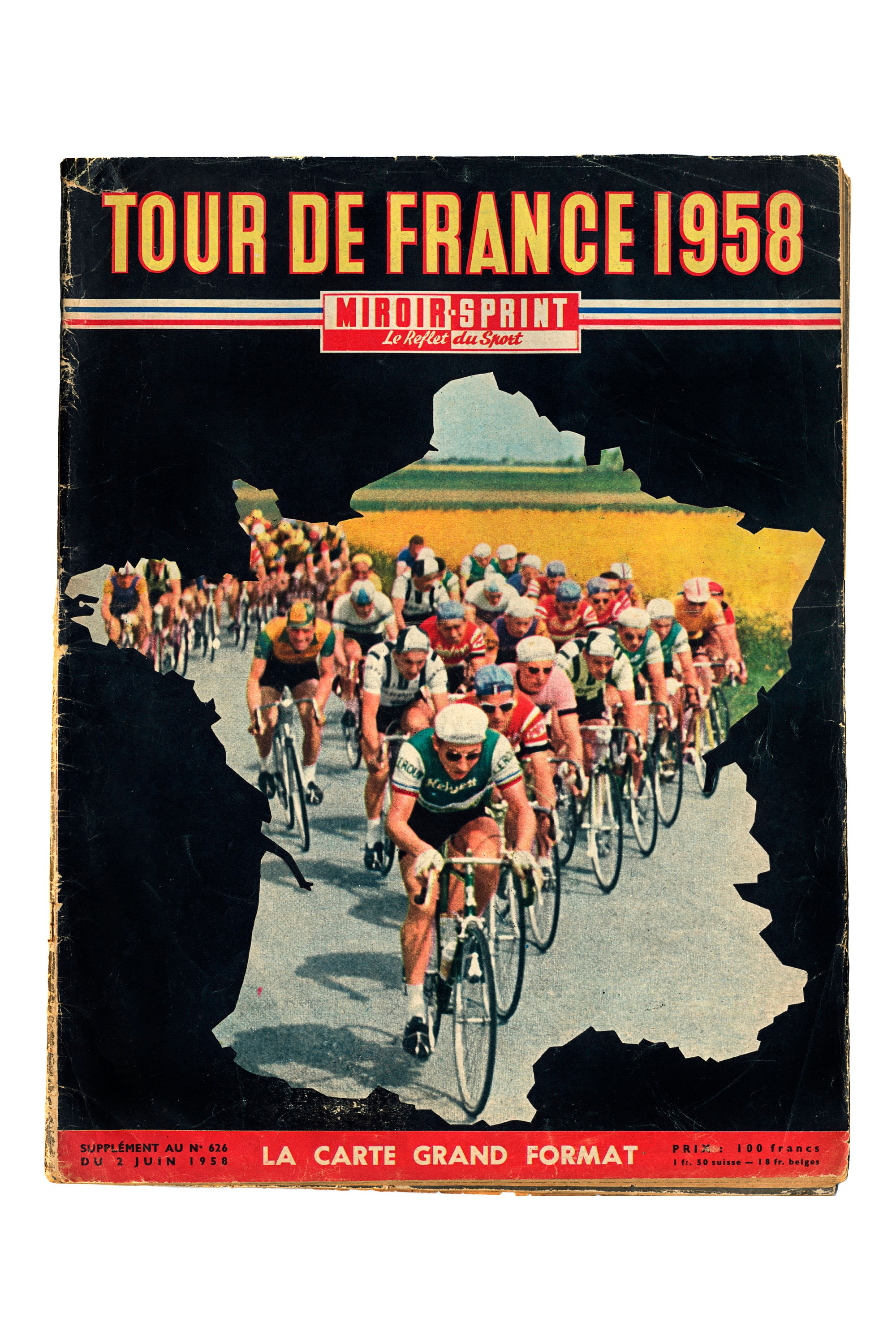 Tour De France 1958 Magazine Cover Print - Etsy
