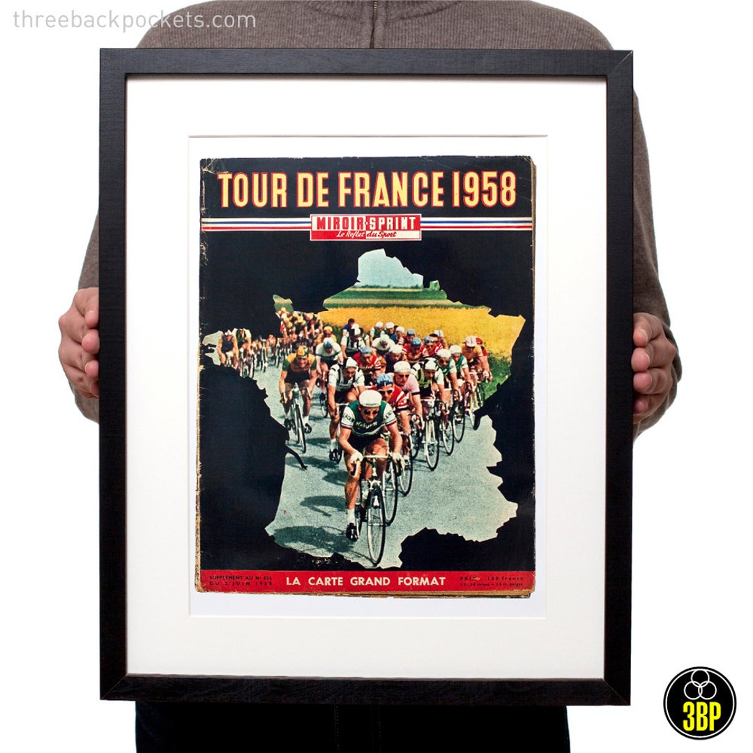 Tour De France 1958 Magazine Cover Print - Etsy