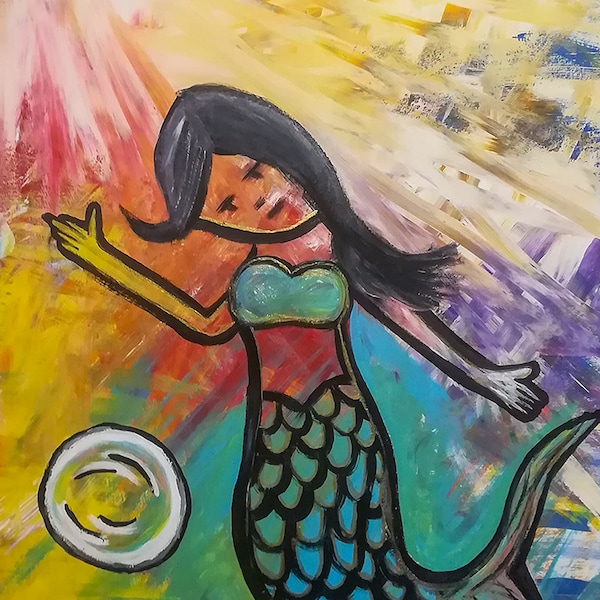 Mermaid Postcards - Etsy