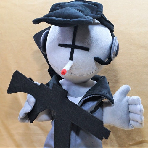 Madness Combat. Mag Agent. Large Plush Toy. Size 13 Inch - Etsy