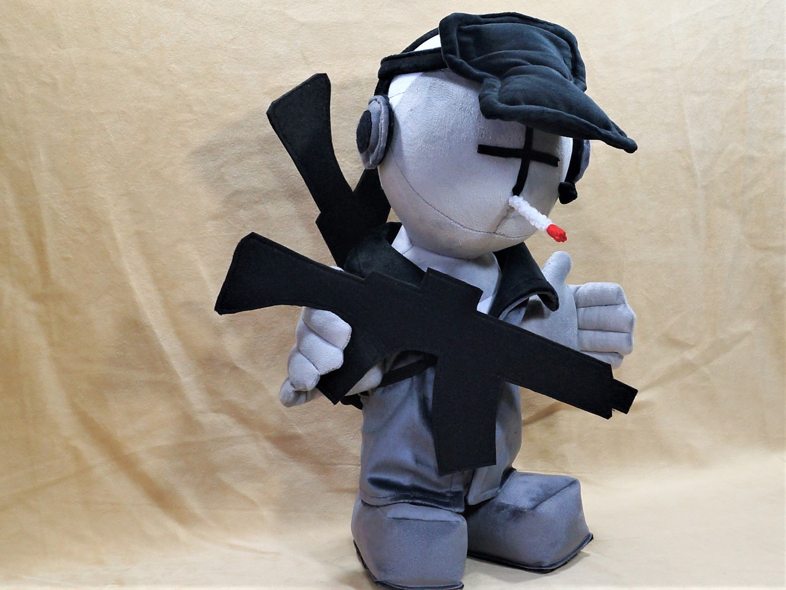 Deimos Madness Combat Plush Toy 14 T For Gamer Etsy