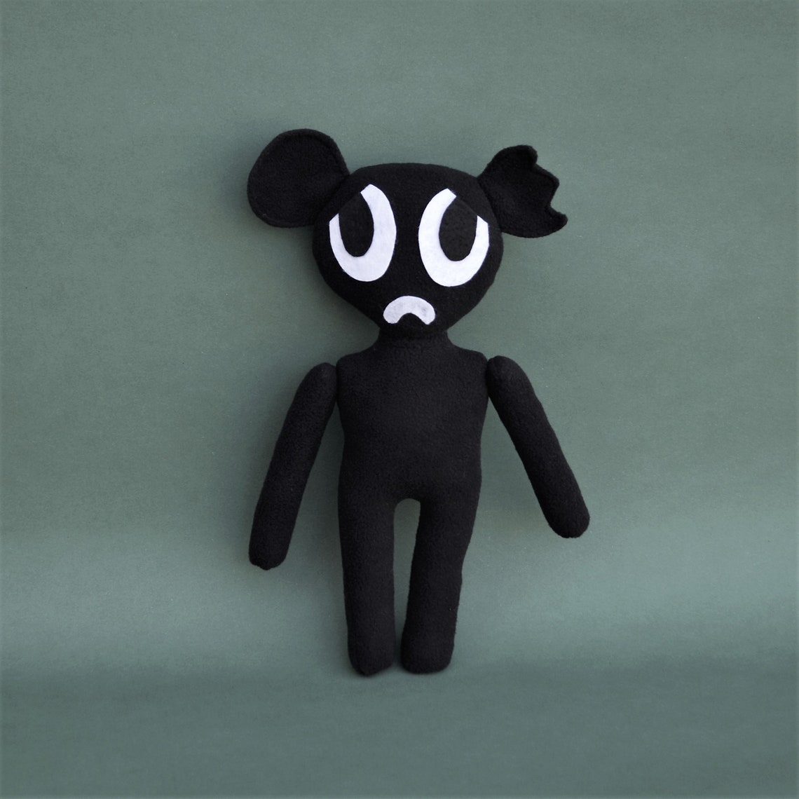 Cute Cartoon Mouse Plush Toy 15" Creepy Gift for Monster Fan - Etsy