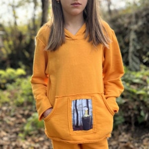 Orange Hoodie for Children and Teenagers With Monster&protector Light ...