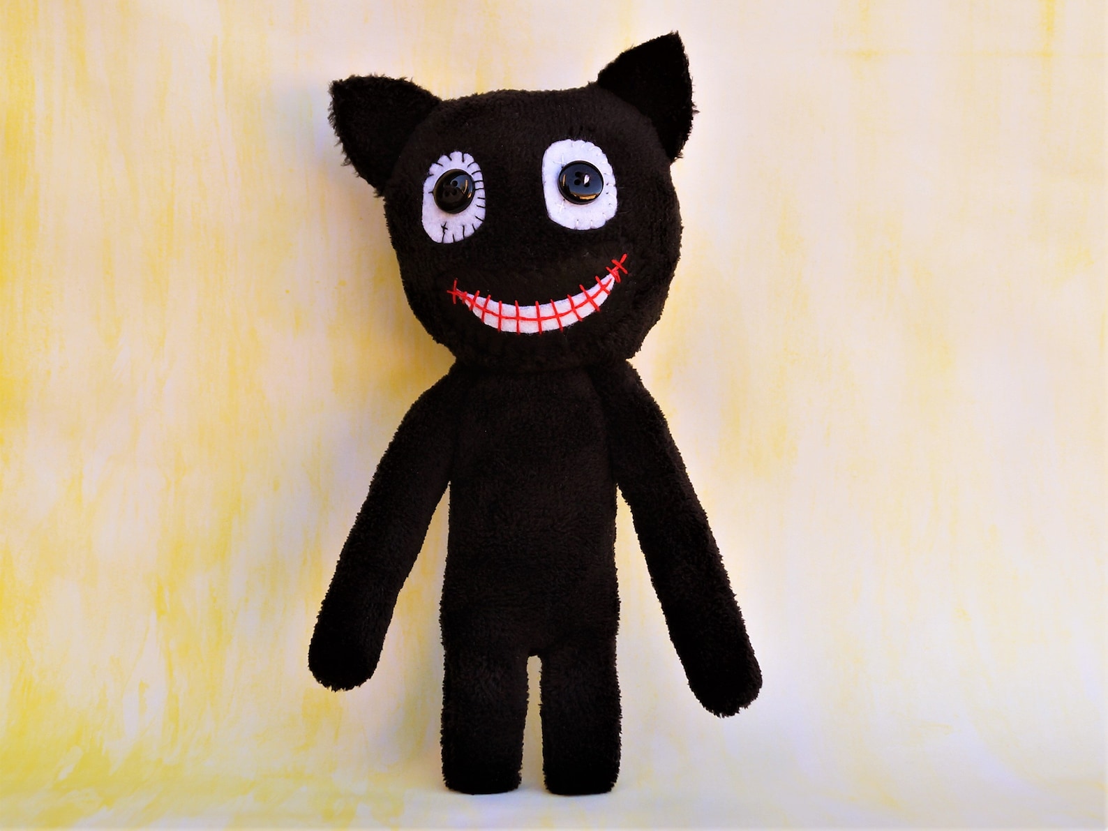 Baby Cartoon Cat 10 Plush Toy Little Monster - Etsy