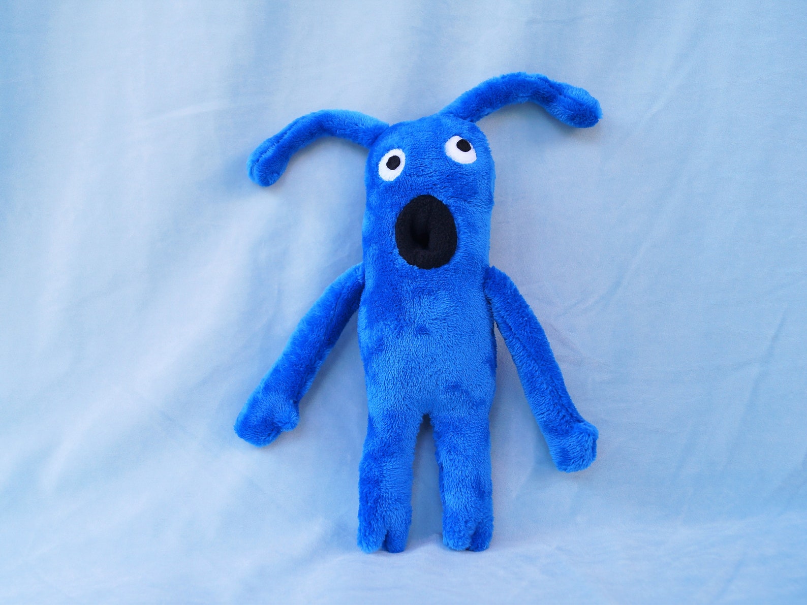 Blueman Plush Toy Monster Plushie Blue Man - Etsy