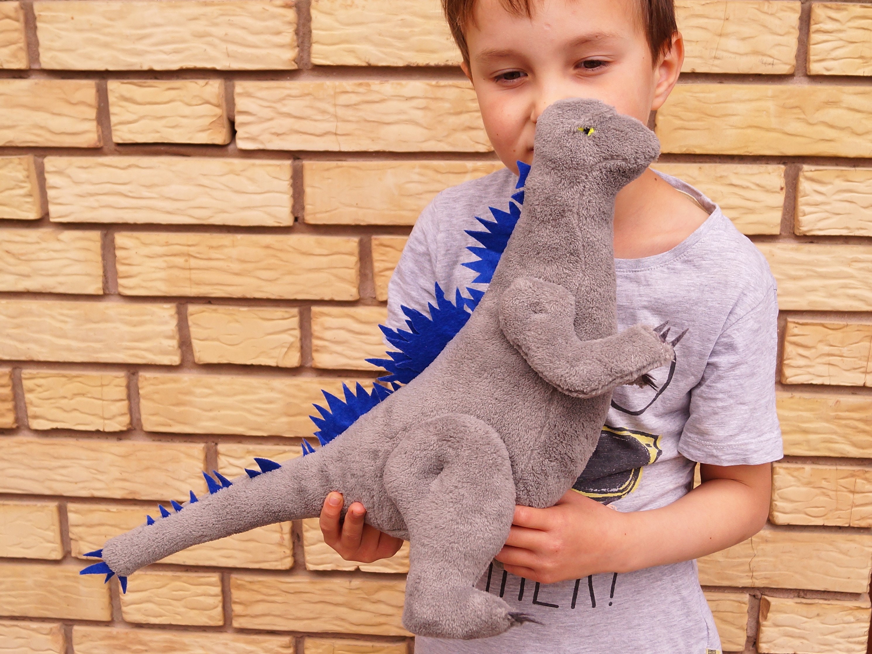 Big Godzilla Toy Plush Stuffed Monster Toy - Etsy