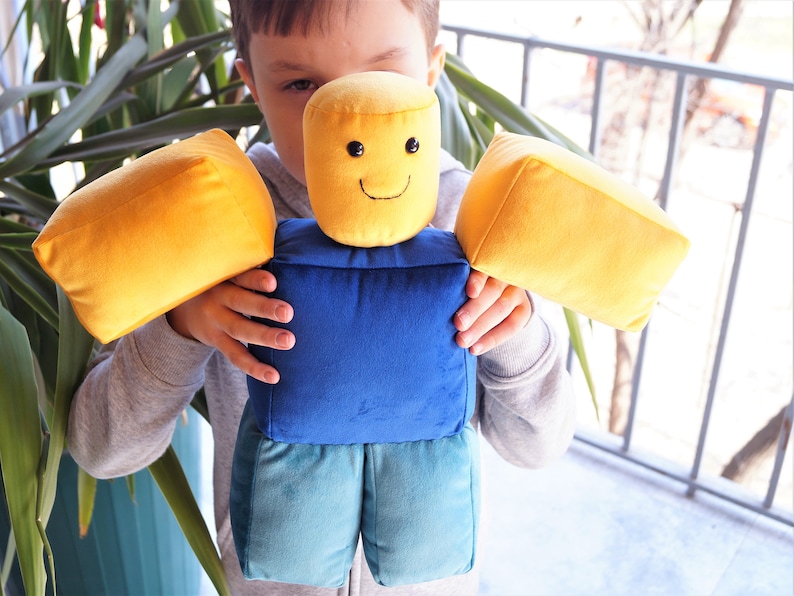 Roblox Noob Plush Toy Large Plush Toy 14 | Etsy Australia