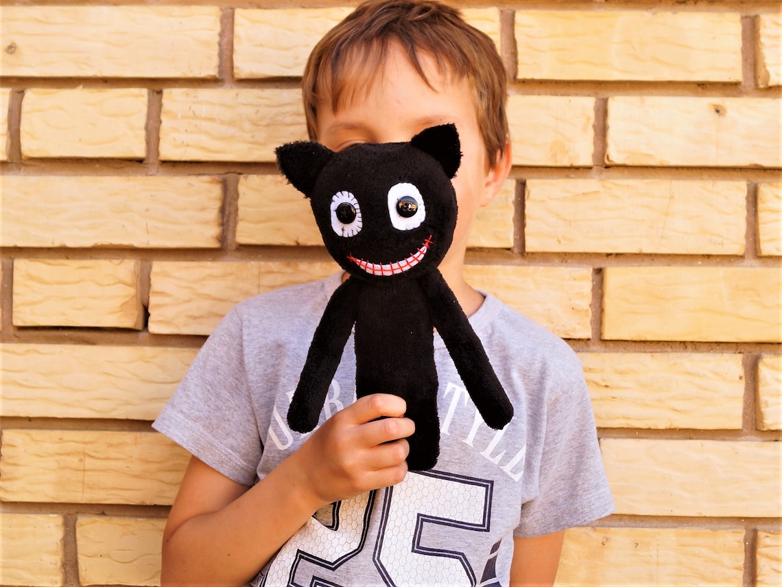 Baby Cartoon Cat 10 Plush Toy Little Monster - Etsy