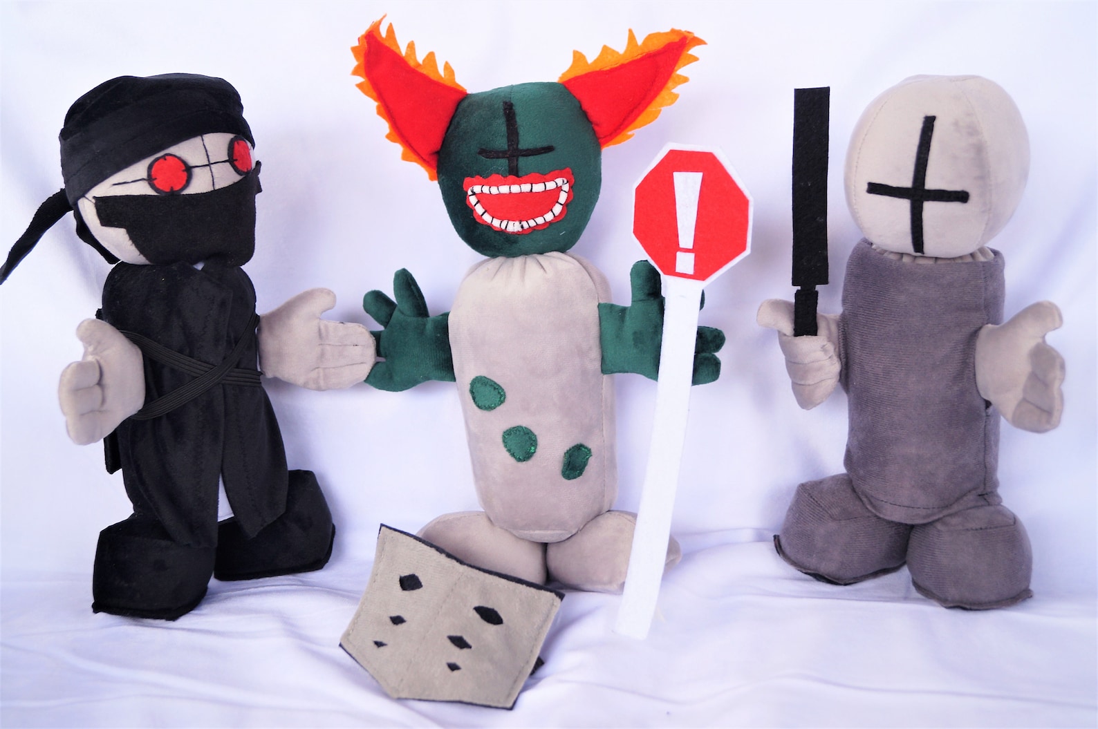 Tricky Hank and Grant Madness Combat Set Plush Toy SCP Monster Toy - Etsy