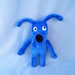 Blueman Plush Toy Monster Plushie Blue Man - Etsy