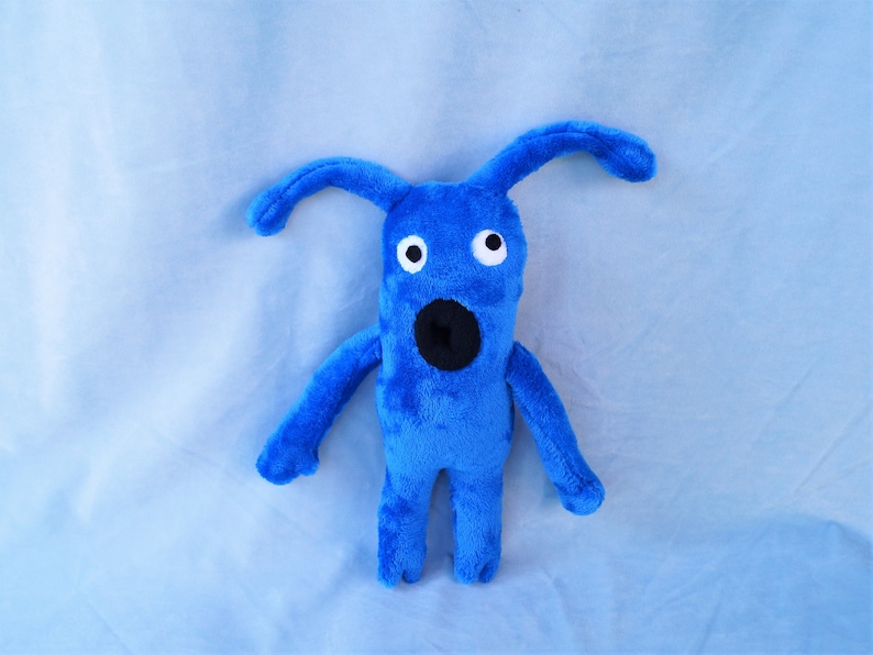 Blueman Plush Toy Monster Plushie Blue Man - Etsy