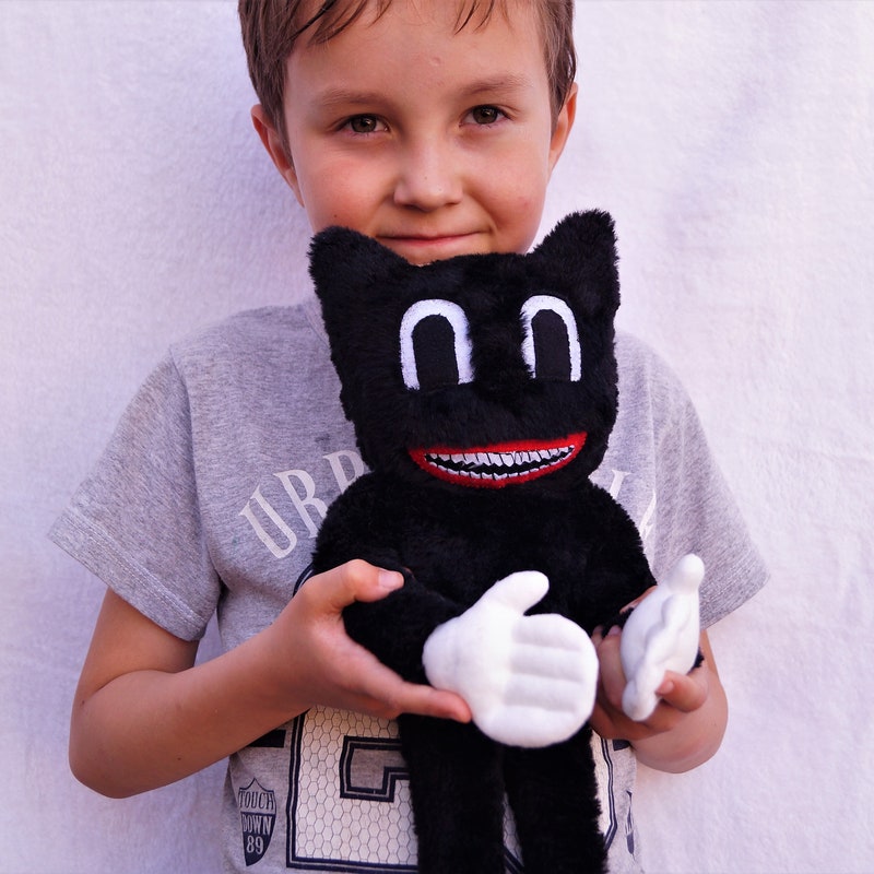 Cartoon Cat Plush - Etsy