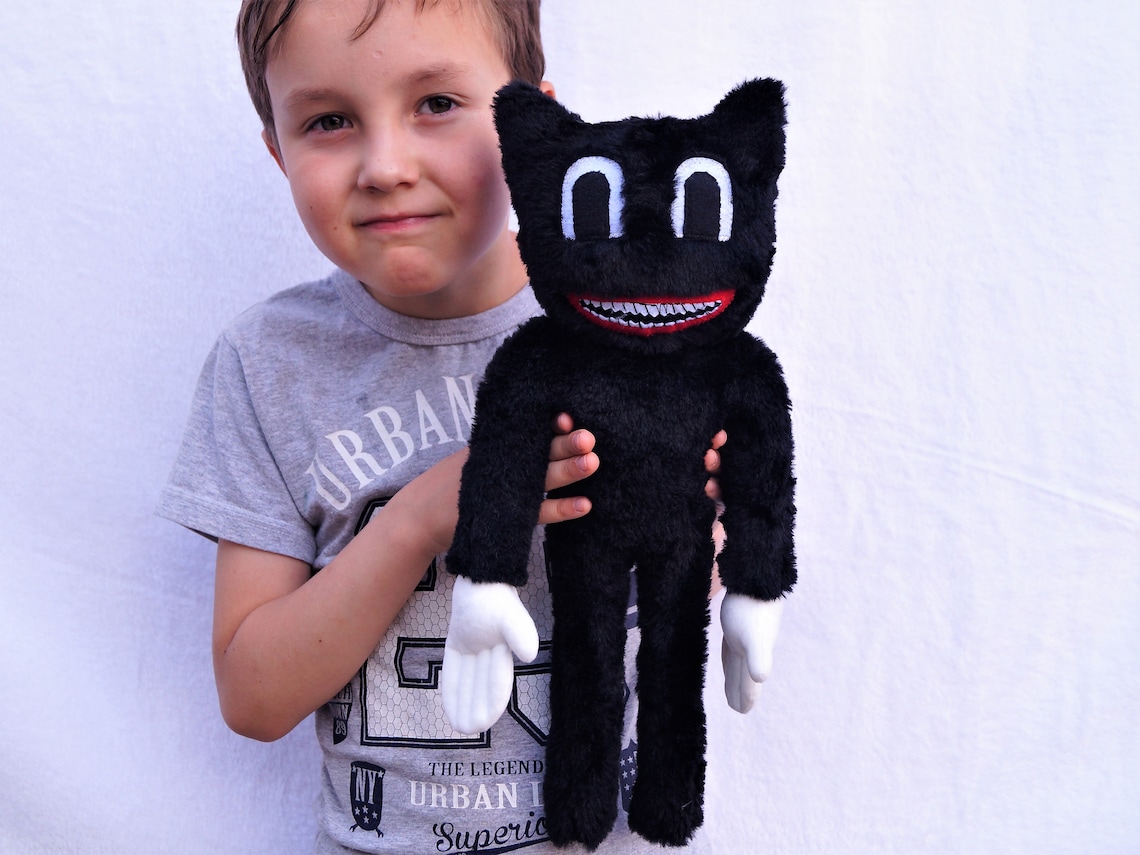 Cartoon Cat 16" Plush Toy Monster Plush Toy - Etsy