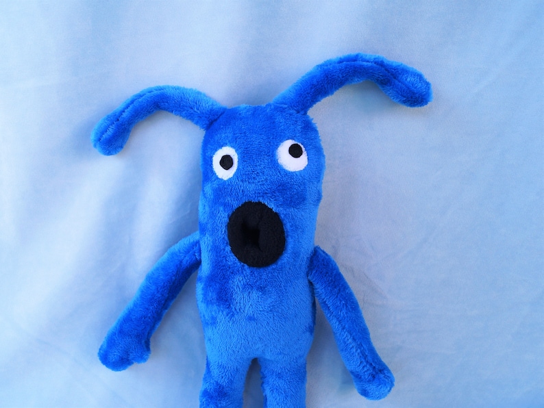 Blueman Plush Toy Monster Plushie Blue Man - Etsy