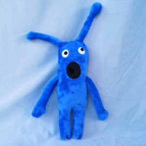 Blueman Plush Toy Monster Plushie Blue Man - Etsy
