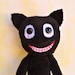 Baby Cartoon Cat 10 Plush Toy Little Monster - Etsy