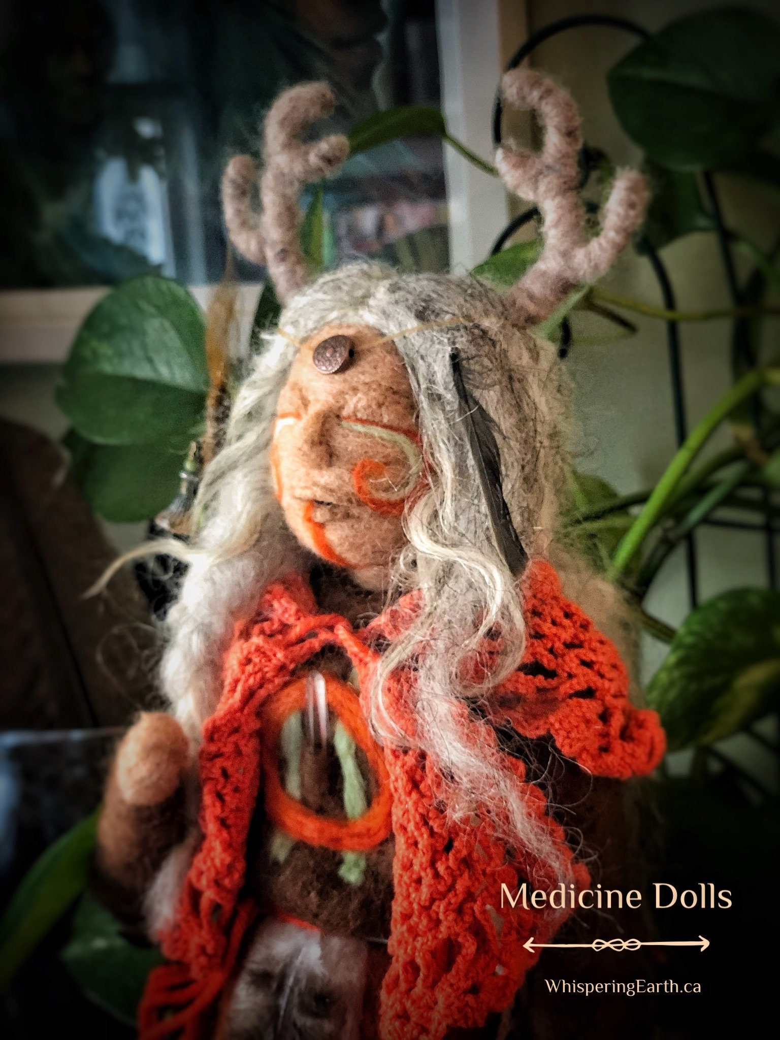 Aulora Spirit Doll Magic doll OOAK Doll Art Doll Needle Felted Doll ...