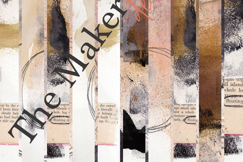 Artistic Collage Paper Vintage Digital Download, Antique, Vintage ...