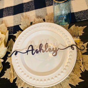 Personalized Table Setting Name Card (set of 25) | Wedding | Name Tag ...