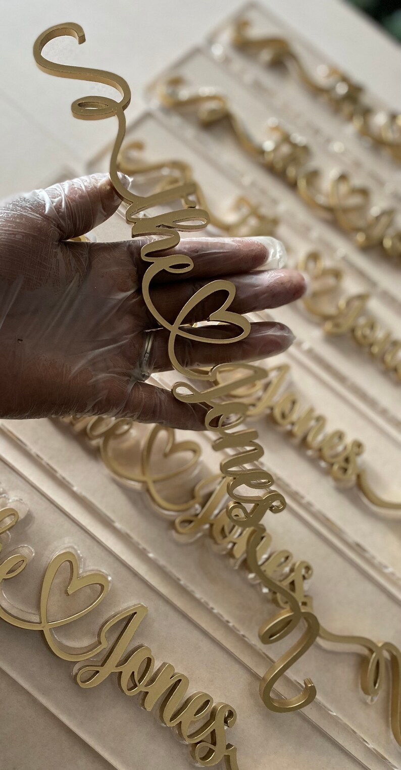 Personalized Table Setting Name Card set of 25 Wedding - Etsy