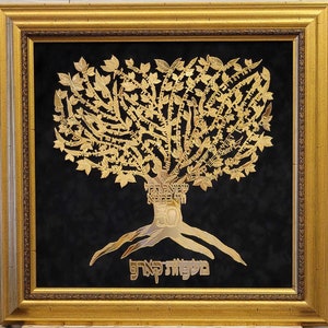 Family Tree Exclusive Costemize Art Design 24k Gold Plating - Etsy