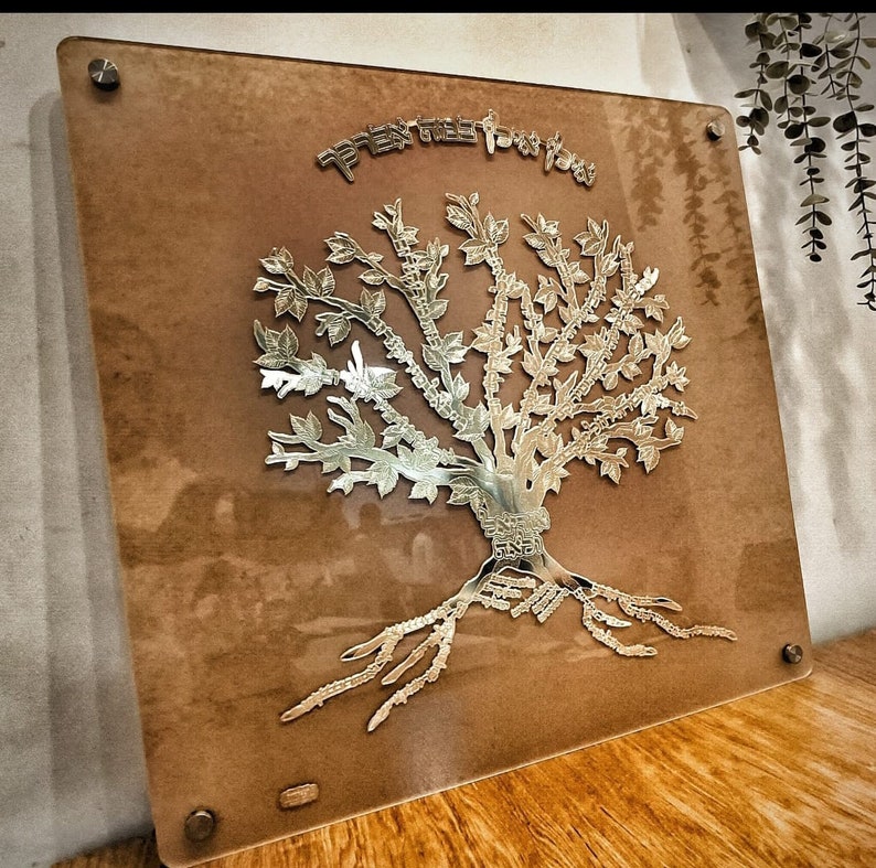 Family Tree Exclusive Costemize Art Design, 24k Gold Plating ...