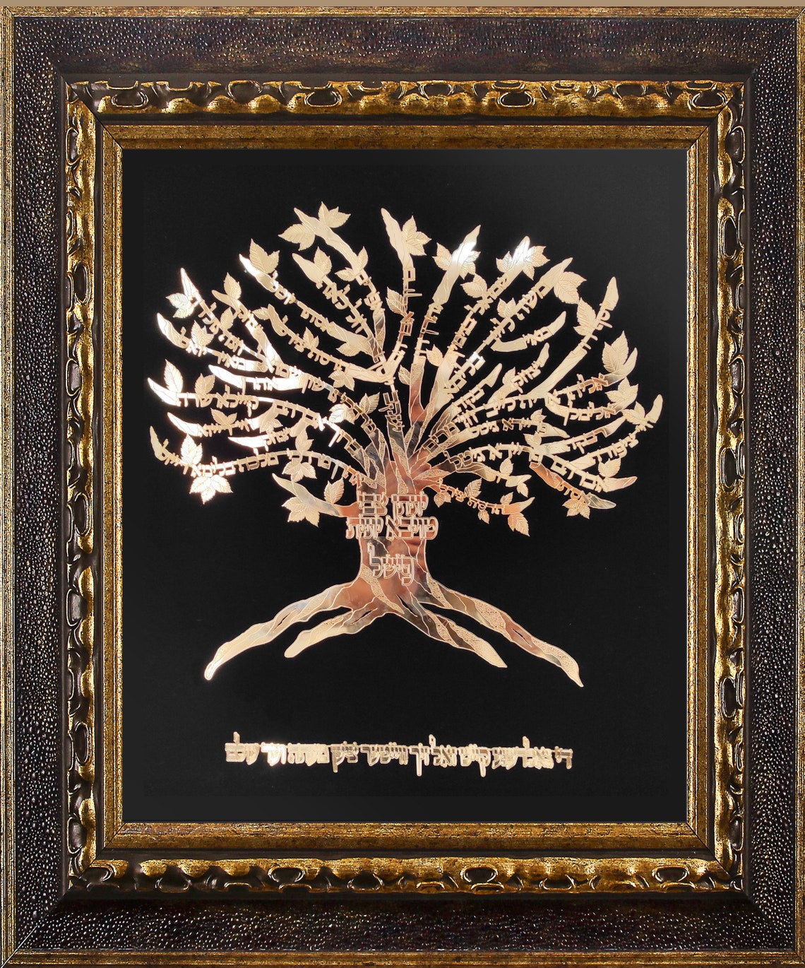 Family Tree Exclusive Costemize Art Design 24k Gold Plating - Etsy