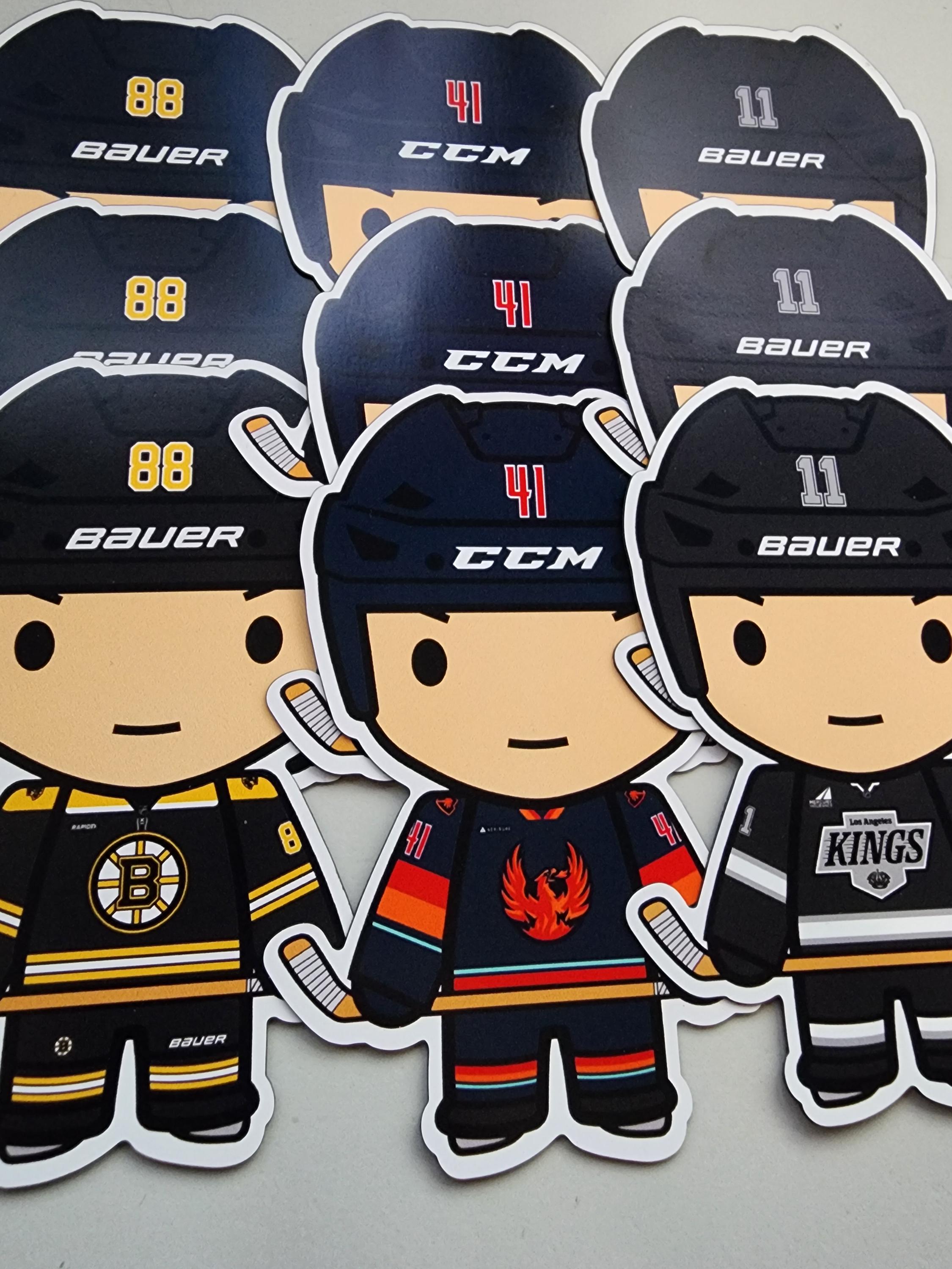 4x3 Custom Player Magnet - Any Player. Any Team. - Hockey - Etsy