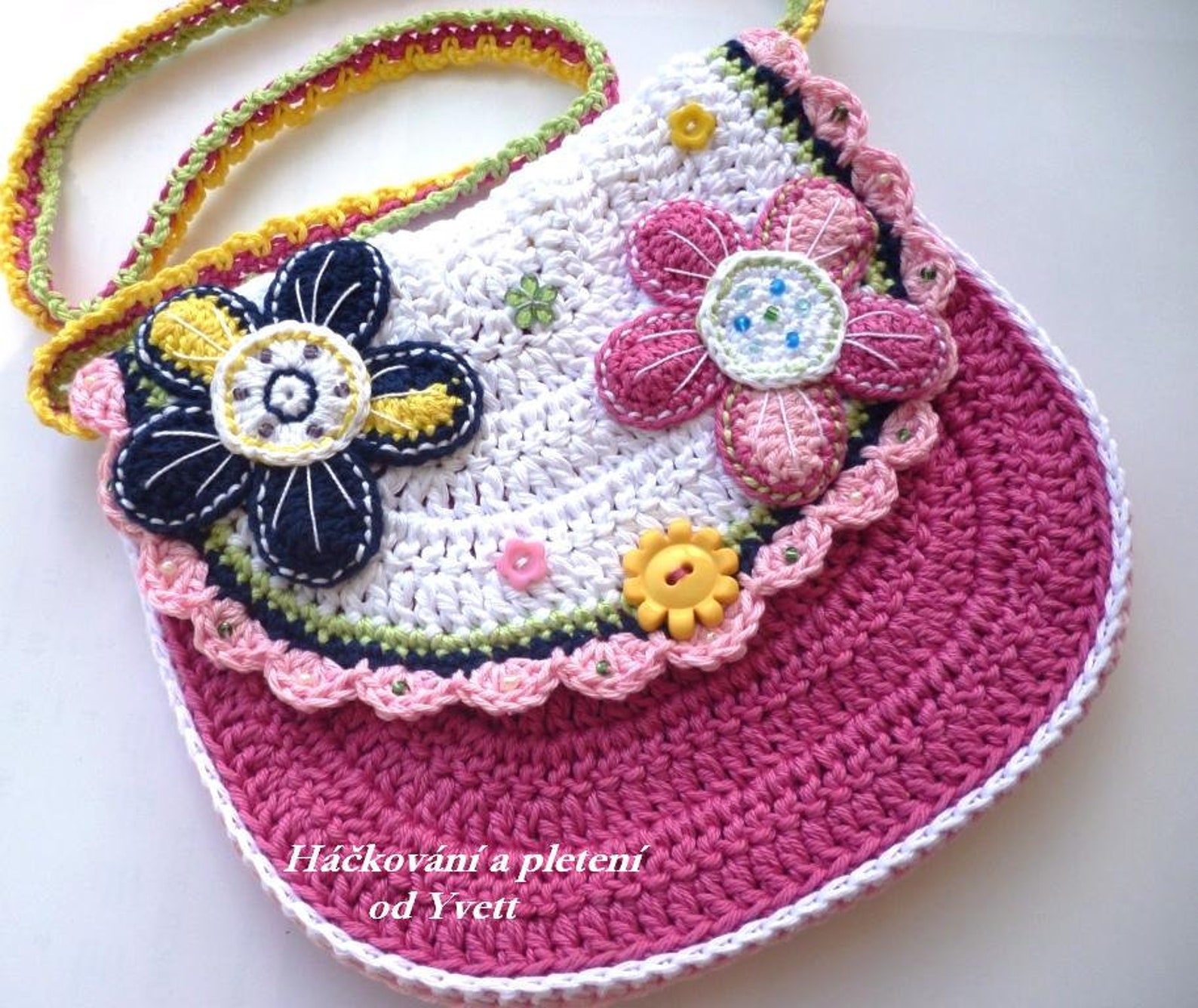 PATTERN - Flower Handbag - Crochet Pattern, Purse, Bag, PDF - Etsy