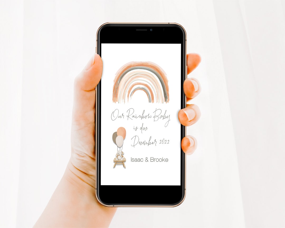 Pregnancy Announcement, Baby Due Sign, Phone 1080 X 1920px, Digital ...